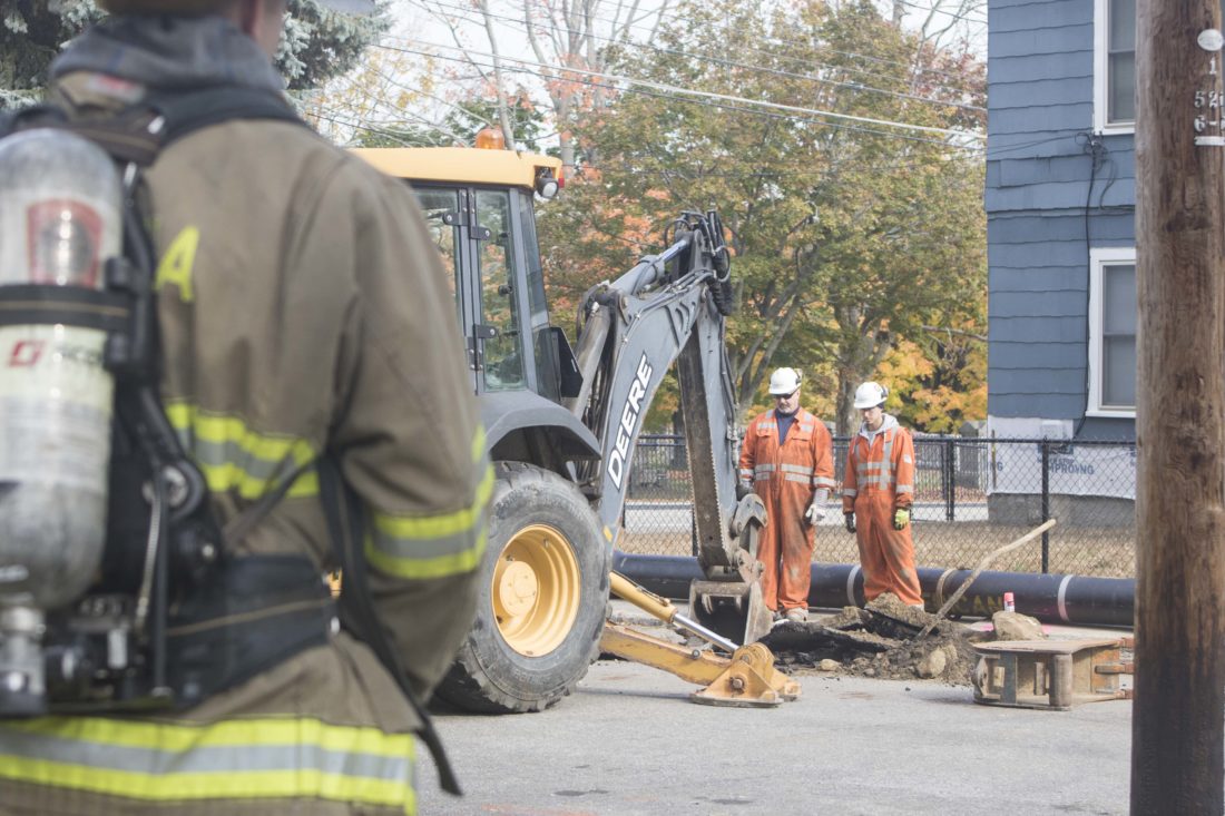 Natural gas line severed on Kinsley Street | News, Sports, Jobs - The ...
